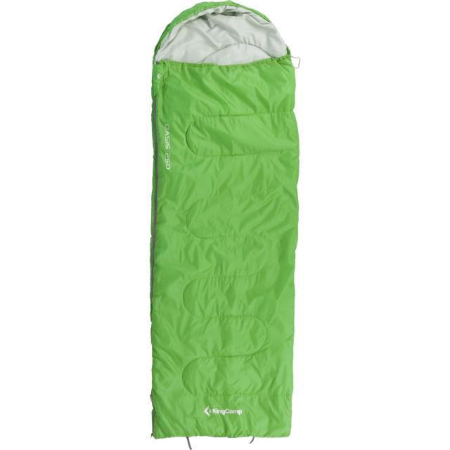 (取寄) キングキャンプ 44°F オアシス 250 スリーピング バッグ KingCamp 44°F Oasis 250 Sleeping Bag  Green