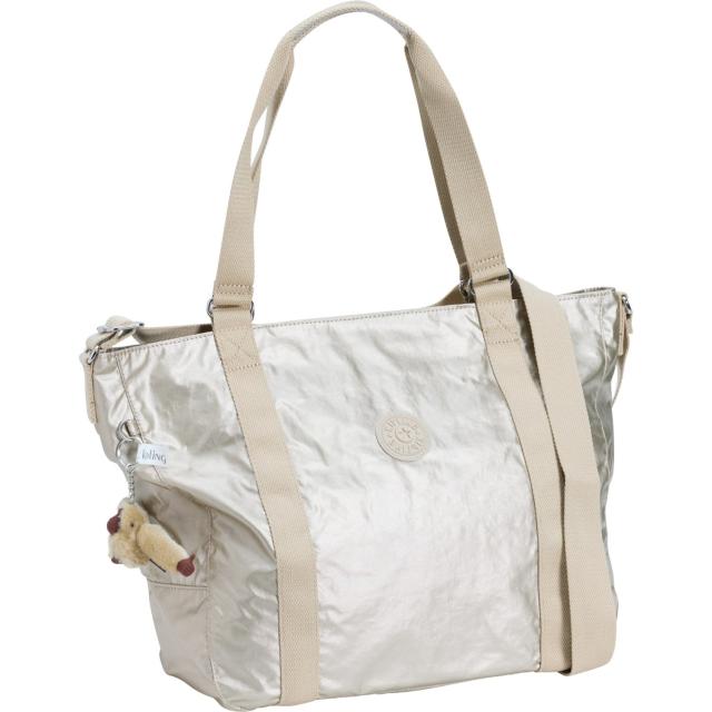 (取寄) キプリング アダラ トート バッグ Kipling Adara Tote Bag  Toasty Gold