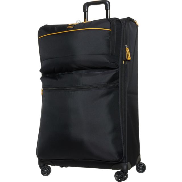 (取寄) 31” トスカニー スピナー スーツケース - エクスパンダブル, ソフトサイド, ブラック Lucas 31” Tuscany Spinner Suitcase - Expandable, Softside, Black  Black