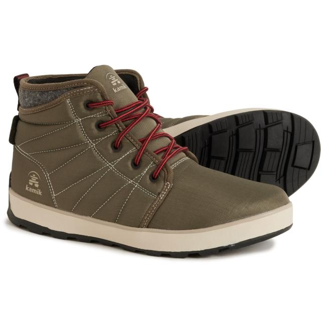 (取寄) カミック メンズ スペンサー n ミッド ウィンター スニーカー ブーツ Kamik men Spencer N Mid Winter Sneaker Boots (For Men)  Olive