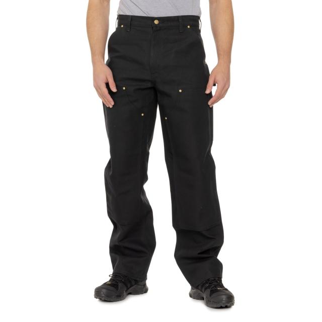 (取寄) カーハート B01 ルーズ フィット ファーム ダック ユーティリティ ワーク パンツ Carhartt B01 Loose Fit Firm Duck Utility Work Pants Black