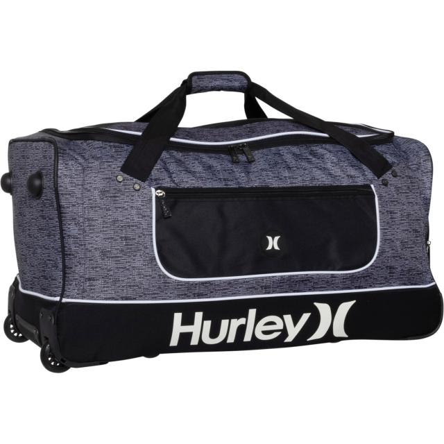 (取寄) ハーレー 30インチ カフナ ローリング ダッフル バッグ - グレイ ツイード Hurley 30” Kahuna Rolling Duffel Bag - Grey Tweed  Grey Tweed