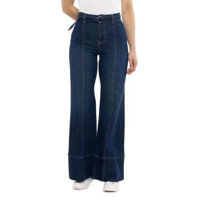 (取寄) フリーピープル A-ライン フレア ジーンズ - ハイ ライズ Free People Ryla A-Line Flare Jeans - High Rise  Dreamscape Blue