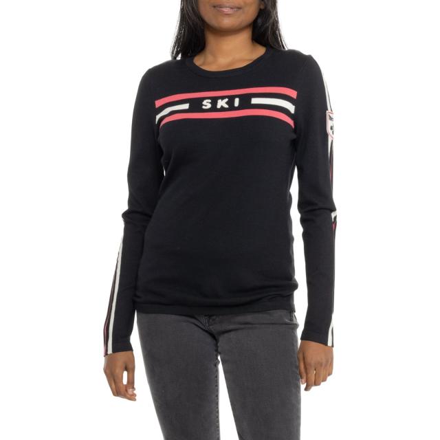 (取寄) マイスター スキー クルー セーター Meister Ski Crew Sweater  Black/White/Pink