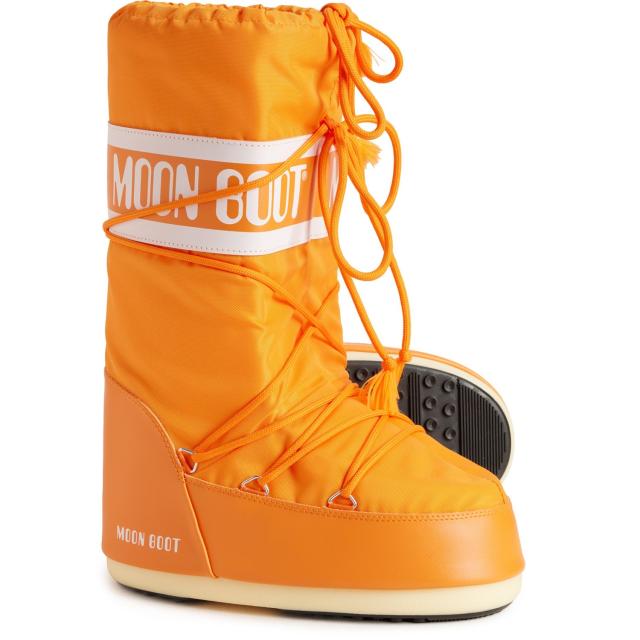 (取寄) レディース メイド イン ヨーロッパ アイコン ブーツ MOON BOOTS women Made in Europe Icon Boots (For Women)  Sunny Orange