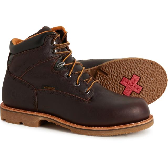 (取寄) チペワ メンズ コルヴィル 6インチ レザー ワーク ブーツ Chippewa men Colville 6” Leather Work Boots (For Men)  Briar Oiled