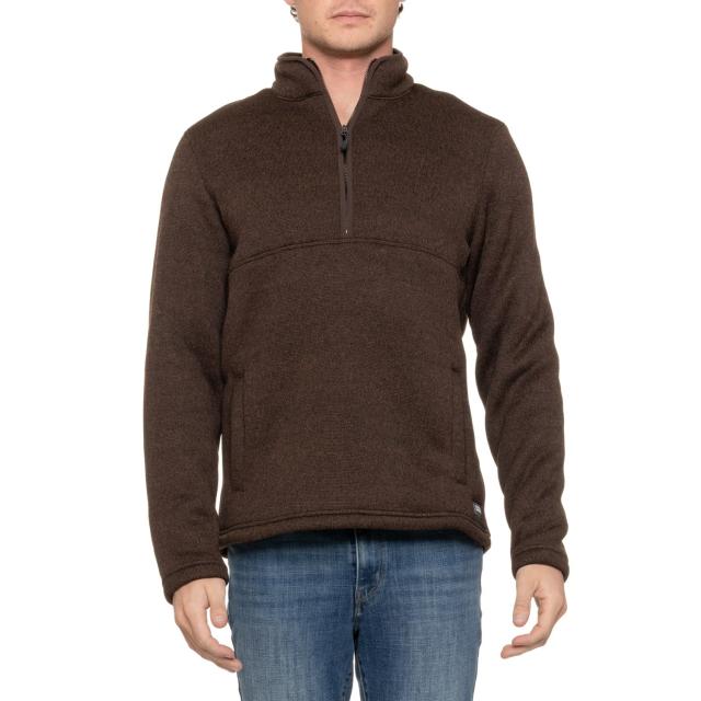 (取寄) エディーバウアー チャンネル セーター - ジップ ネック Eddie Bauer Channel Sweater - Zip Neck  H. Coffee Bean