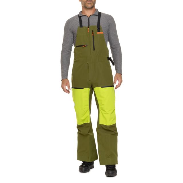 (取寄) ノースフェイス セプター スキー ビブ パンツ - ウォータープルーフ The North Face Ceptor Ski Bib Pants - Waterproof Meadow Grass/Forest Oli