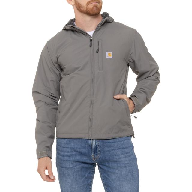 (取寄) カーハート 104671 レイン ディフェンダー リラックスド-フィット フィット ライトウェイト ジャケット Carhartt 104671 Rain Defender Relaxed Fit Lightweight Jacket Steel