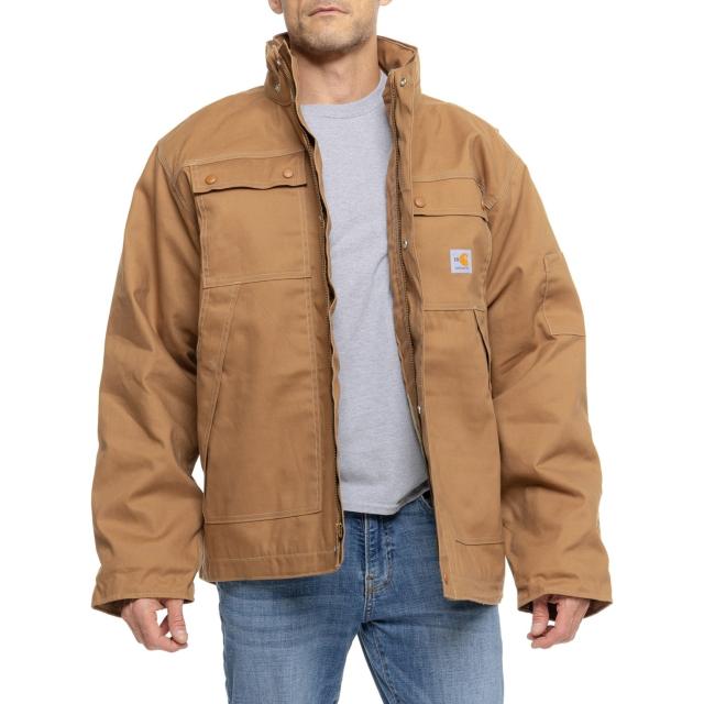 (取寄) カーハート フレームレジスタント フル スウィング クイック ダック コート - インサレーテッド Carhartt 102182 Flame-Resistant Full Swing Quick Duck Coat - Insulated Carhartt Brown