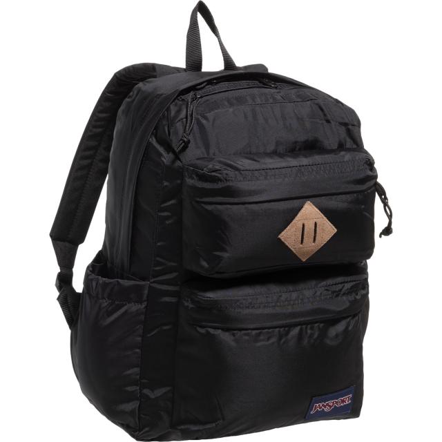 (取寄) ジャンスポーツ ダブル ブレーク バックパック - ブラック JanSport Double Break Backpack - Black  Black