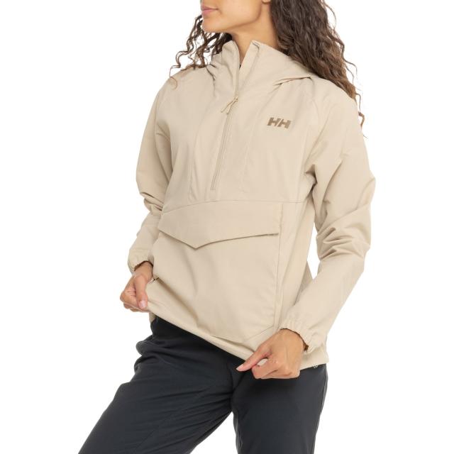 (取寄) ヘリーハンセン ビスタ ハイク アノラック ジャケット - Upf 50以上, ジップ ネック Helly Hansen Vista Hike Anorak Jacket - UPF 50+, Zip Neck  078 Khaki / San