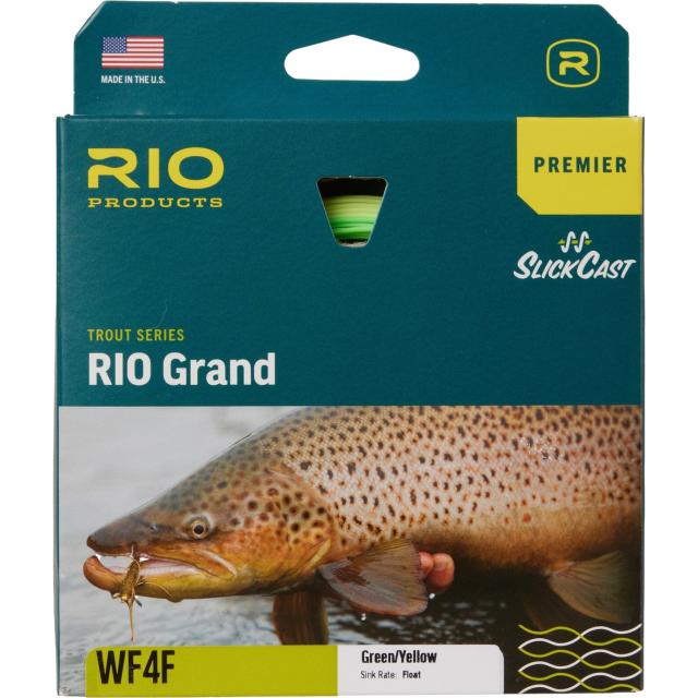 (取寄) リオ トラウト シリーズ プレミア グランド フレッシュウォーター フライ ライン - ウェイト フォワード RIO Trout Series Premier  Grand Freshwater Fly Line - Weight Forward  Pale Green/Light Yellow