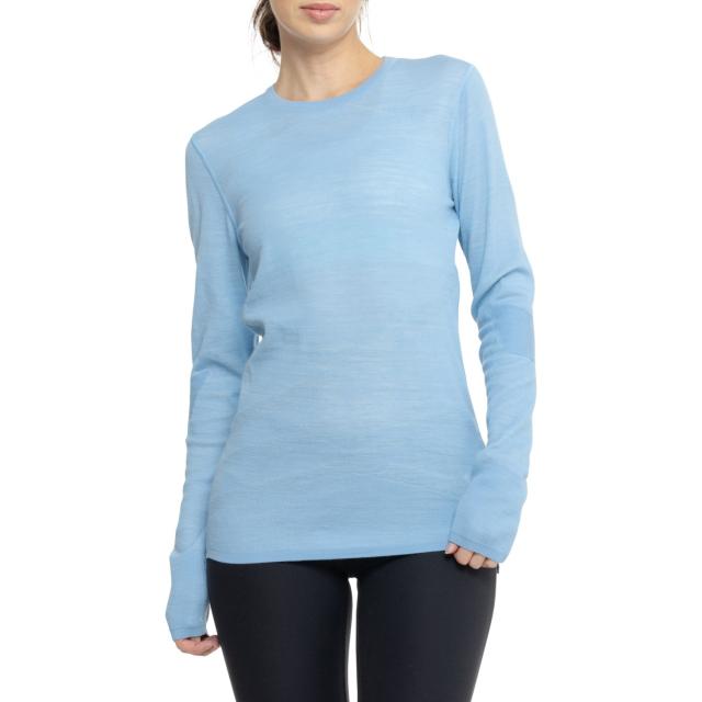 (取寄) スマートウール イントラニット サーマル メリノ 200 ベース レイヤー トップ - メリノ ウール, ロング スリーブ SmartWool Intraknit Thermal Merino 200 Base Layer Top - Merino Wool, Long Sleeve Bl Serene Blue/White