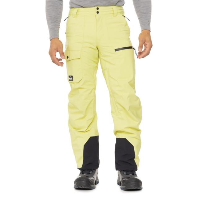 (取寄) クイックシルバー ハイライン ユーティリティ スキー パンツ - ウォータープルーフ Quiksilver Highline Utility Ski Pants - Waterproof  Celery Green