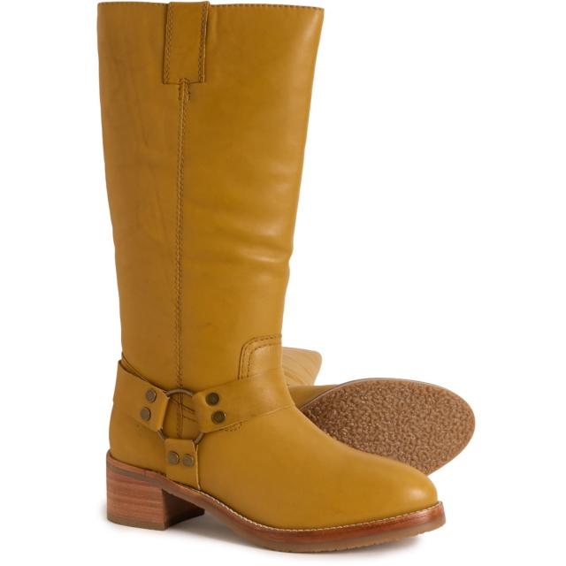(取寄) フライ レディース カムリン トール シャフト ハーネス ブーツ Frye women Camryn Tall Shaft Harness Boots (For Women)  Banana