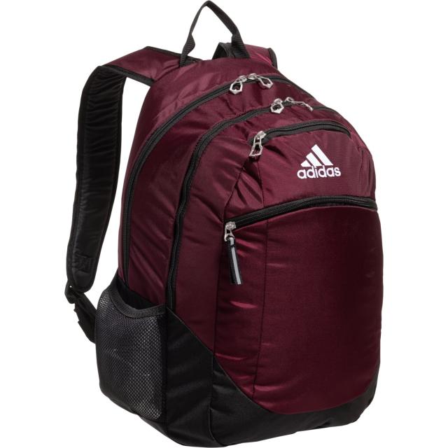 (取寄) アディダス ストライカー リ チーム バックパック - チーム adidas Striker II Team Backpack - Team Maroon-Black-White  Team Maroon/Black/White