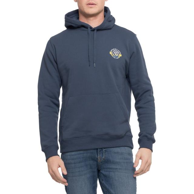 (取寄) クイックシルバー グラフィック フリース ブーディ Quiksilver Gybe Graphic Fleece Hoodie  Vintage Indigo