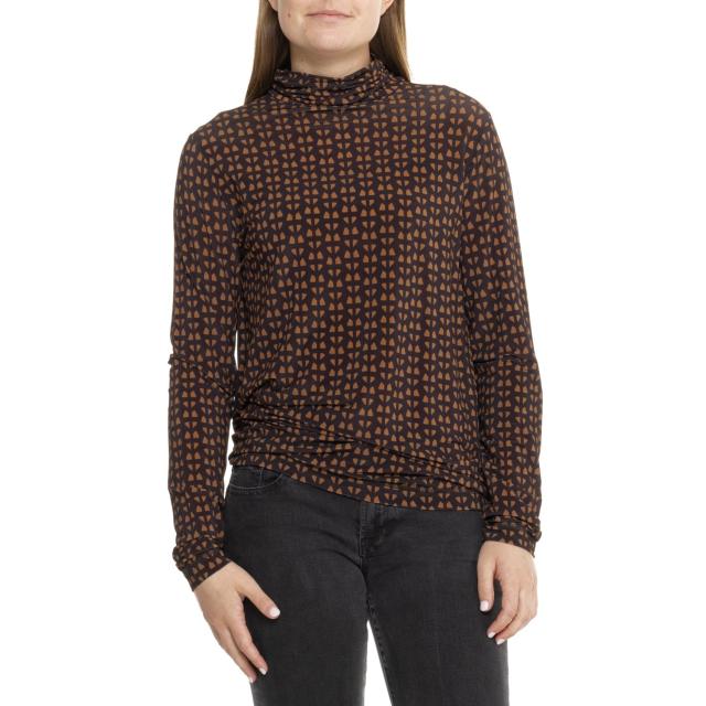 (取寄) ボグナー タートルネック シャツ - ロング スリーブ Bogner Fire + Ice Andriana Turtleneck Shirt - Long Sleeve  Black/Frozen Ochre