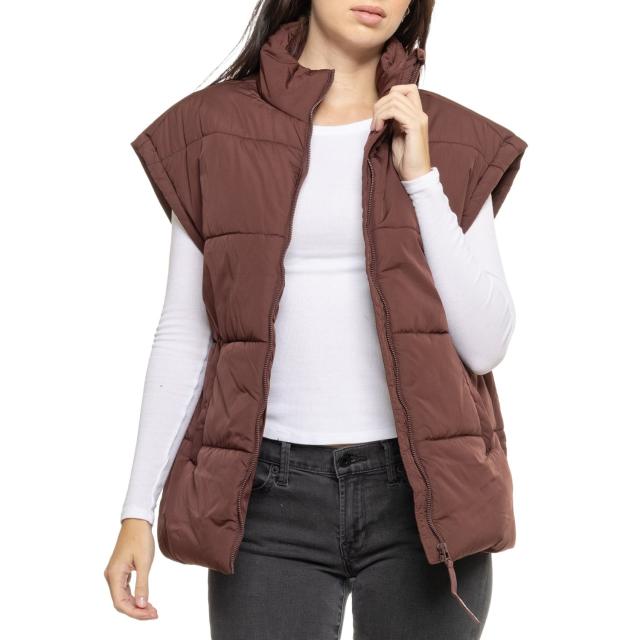 (取寄) キョーダンアウトドア オーバーサイズ ベスト - インサレーテッド Kyodan Outdoor Oversized Drop-Shoulder Vest - Insulated  Bitter Chocolate