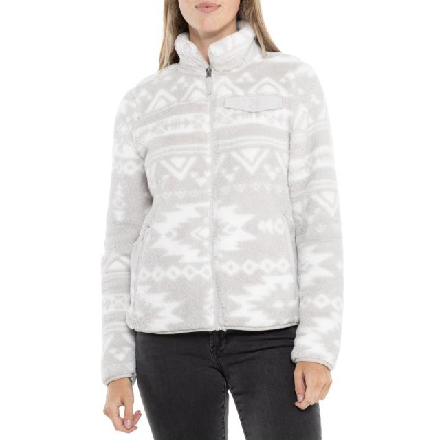 (取寄) ジェリー テラ プリンテッド ハイ-パイル フリース ジャケット - フル ジップ Gerry Terra Printed High-Pile Fleece Jacket - Full Zip  Geyser Westward