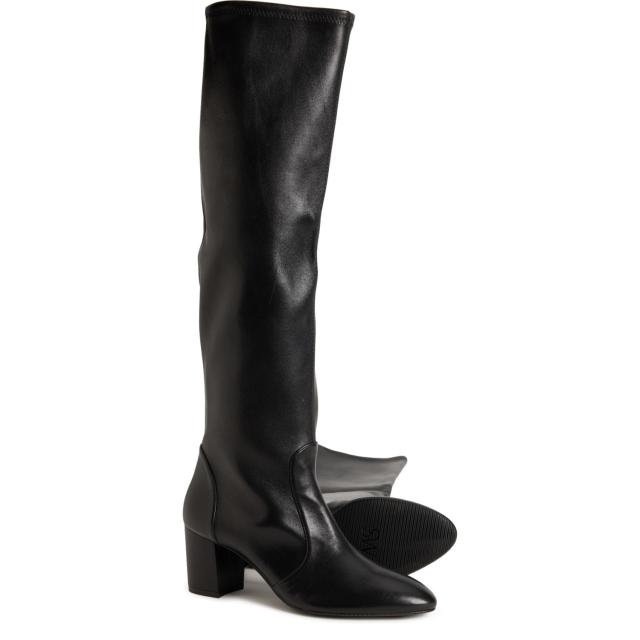 (取寄) スチュアート ワイツマン レディース メイド イン スペイン ユリアーナ 60 スラウチ ブーツ Stuart Weitzman women Made in Spain Yuliana 60 Slouch Boots (For Women)  Black