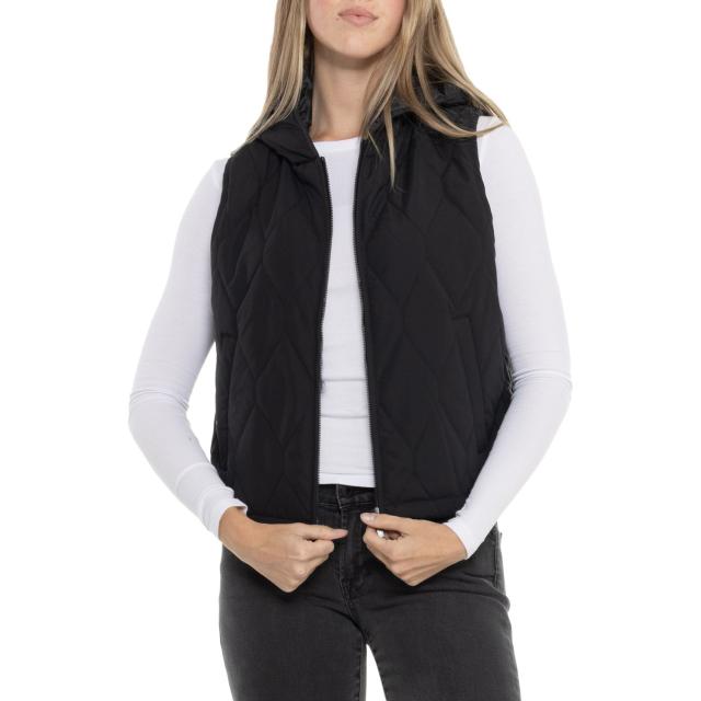 (取寄) キョーダンアウトドア フーデット キルテッド ベスト Kyodan Outdoor Hooded Quilted Vest  Black