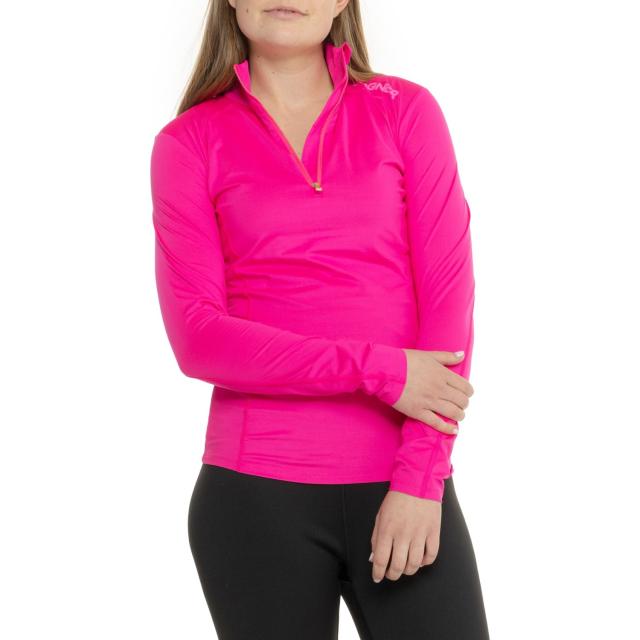 (取寄) ボグナー シャツ - ジップ ネック, ロング スリーブ Bogner Medita Shirt - Zip Neck, Long Sleeve  Vibrant Glow