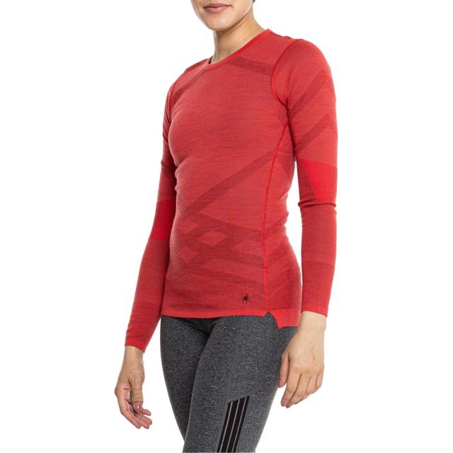 (取寄) スマートウール イントラニット サーマル メリノ 200 ベース レイヤー トップ - メリノ ウール, ロング スリーブ SmartWool Intraknit Thermal Merino 200 Base Layer Top - Merino Wool, Long Sleeve Nts Scrltblackchry