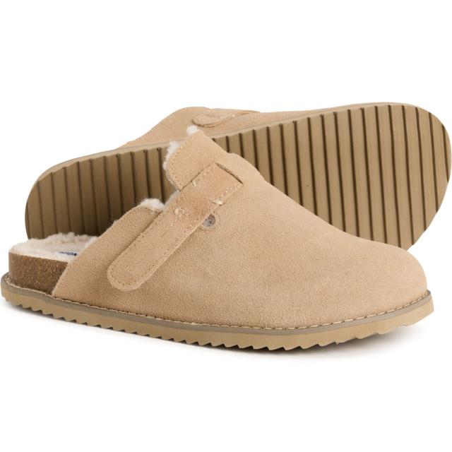 (取寄) クッションネア レディース バディ フォー ファー-ラインド クロッグス Cushionaire women Buddy Faux Fur-Lined Clogs (For Women)  Biscuit