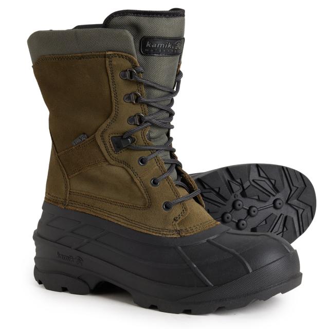 (取寄) カミック メンズ ネーション ワイド パック ブーツ Kamik men Nation Wide Pac Boots (For Men)  Dark Olive
