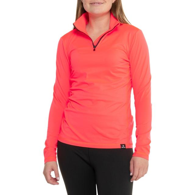 (取寄) ボグナー ミッドレイヤー シャツ - ジップ ネック, ロング スリーブ Bogner Fire + Ice Margo2 Midlayer Shirt - Zip Neck, Long Sleeve  Vibrant Lipstick