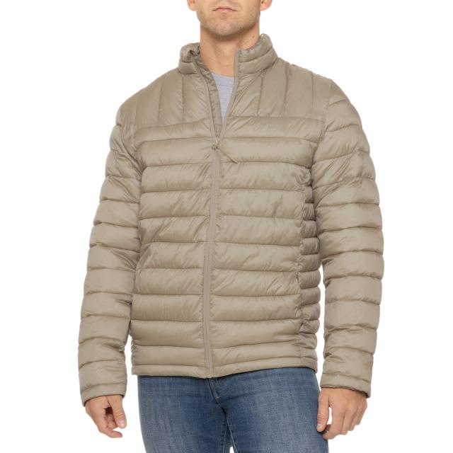 (取寄) ランズエンド パッカブル パファー ジャケット - インサレーテッド Lands' End Packable Puffer Jacket - Insulated Khaki