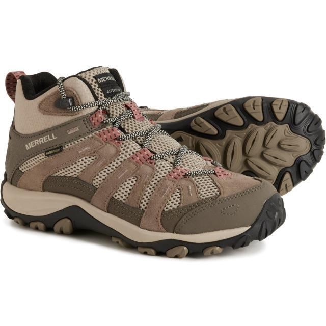 (取寄) メレル レディース アルバーストーン 2 ミッド ハイキング シューズ Merrell women Alverstone 2 Mid Hiking Shoes (For Women)  Aluminum