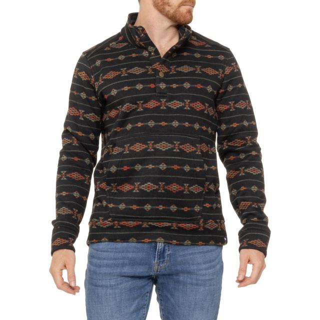 (取寄) シェルパ アドベンチャー ギア ブータン セーター - スナップ ネック Sherpa Adventure Gear Bhutan Sweater - Snap Neck  Black Stripe