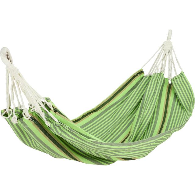 (取寄) ハーレー リオ ブリーズ キャンバス ハンモック Hurley Rio Breeze Canvas Hammock  Green Stripe