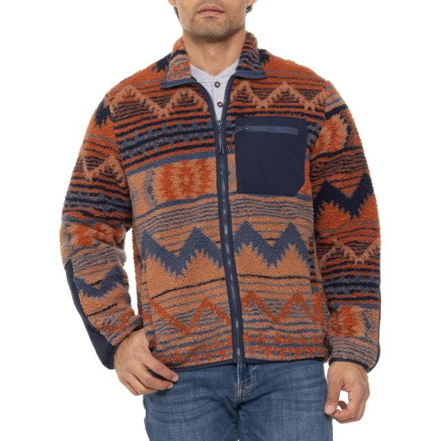 (取寄) マウンテンアンドアイルズ シェルパ ジャケット - フルジップ Mountain and Isles Sherpa Jacket - Full-Zip  Oak Aztec Mountains