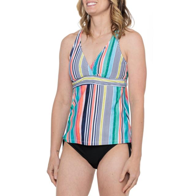 (取寄) ネクスト ソルトウォーター ストライプ タンキニ トップ アンド ビキニ ボトム セット Next Saltwater Stripe Tankini Top and Bikini Bottoms Set  Multi