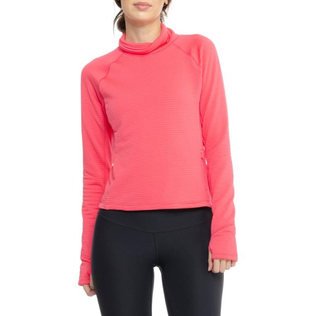 (取寄) アシックス グリッド フリース ベース レイヤー トップ - ロング スリーブ ASICS Grid Fleece Base Layer Top - Long Sleeve  Rouge Red