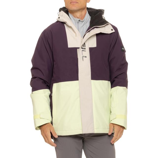 (取寄) オニール オリジナルズ スノーボード ジャケット - ウォータープルーフ, インサレーテッド O'Neill O'riginals board Jacket - Waterproof, Insulated  Aubergine Colour Block