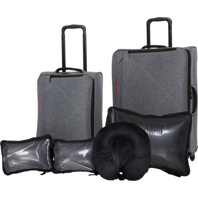(取寄) ラゲージ セット - 6-ピース, ソフトサイド, チャコール Swiss Mobility YYZ Luggage Set - 6-Piece, Softside, Charcoal  Charcoal