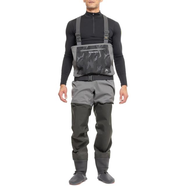 (取寄) シムス メンズ ガイド クラシック ゴア-テックス ストッキングフット ウェーダーズ Simms men Guide Classic Gore-Tex Stockingfoot Waders (For Men)  Carbon