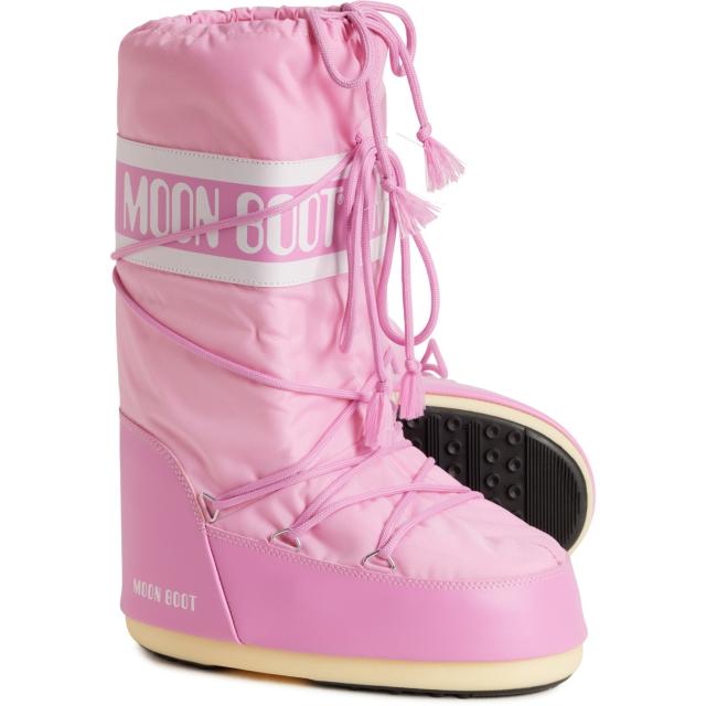 (取寄) レディース メイド イン ヨーロッパ アイコン ブーツ MOON BOOTS women Made in Europe Icon Boots (For Women)  Pink