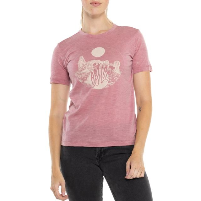 (取寄) アーティレクト ユーティリティー T-シャツ - メリノ ウール, ショート スリーブ ARTILECT Utilitee T-Shirt - Merino Wool, Short Sleeve  Rose