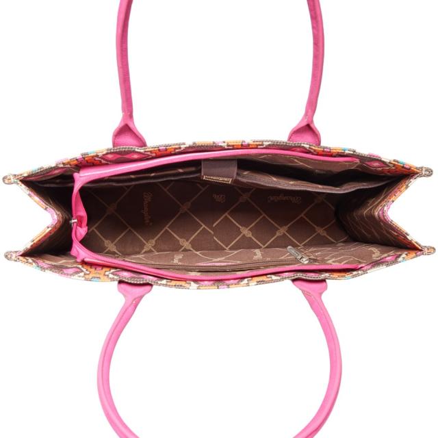 取寄) ラングラー サウスウエスタン プリント トート バッグ Wrangler