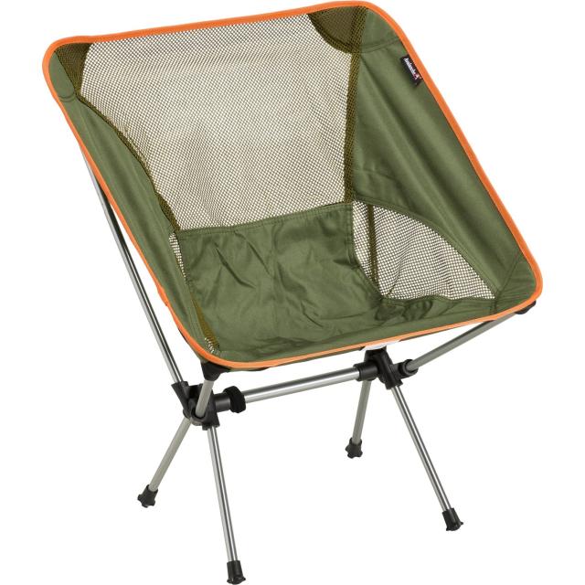 (取寄) アヴァランチ コラプシブル アルミニウム アンド メッシュ チェアー Avalanche Collapsible Aluminum and Mesh Chair Olive W/ Orange