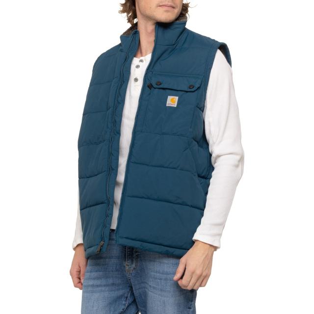 (取寄) カーハート 105475 ビッグ アンド トール モンタナ ルーズ フィット ベスト - インサレーテッド Carhartt 105475 Big and Tall Montana Loose Fit Vest - Insulated Night Blue