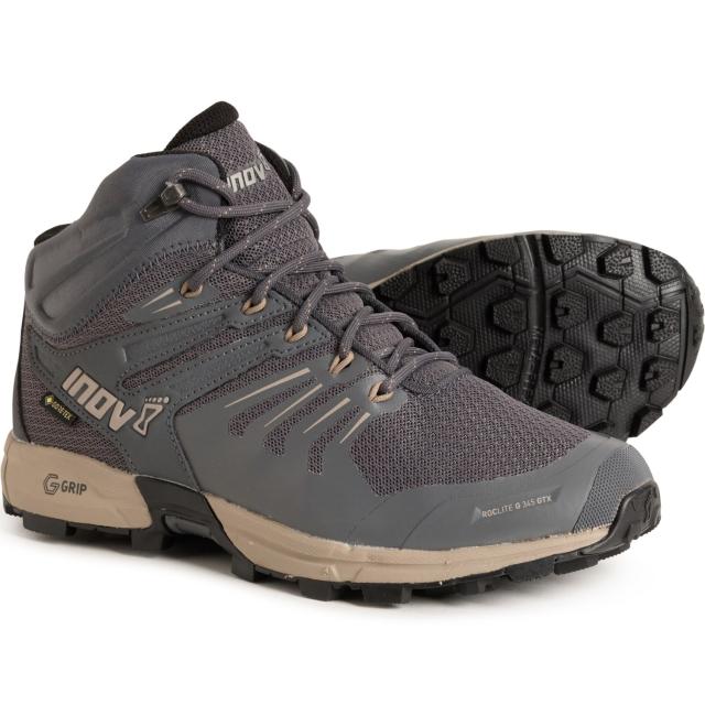 (取寄) イノヴェイト レディース ロクライト g 345 V2 ゴア-テックス ハイキング ブーツ Inov-8 women Roclite G 345 V2 Gore-Tex Hiking Boots (For Women)  Graphite/Taupe
