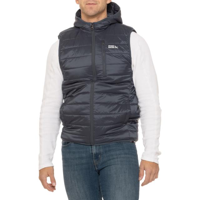 (取寄) エディーバウアー ベイウッド フーデット ベスト - インサレーテッド Eddie Bauer Baywood Hooded Vest - Insulated  Turbulence