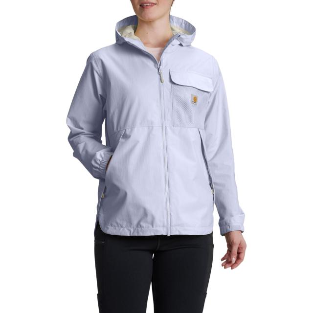 (取寄) カーハート ストーム ディフェンダー モントレー リラックスド-フィット フィット ライトウェイト パッカブル ジャケット - ウォータープルーフ Carhartt 106904 Storm Defender Monterey Relaxed Fit Lightweight Packable Jacket - Waterproof Fresh Lavender